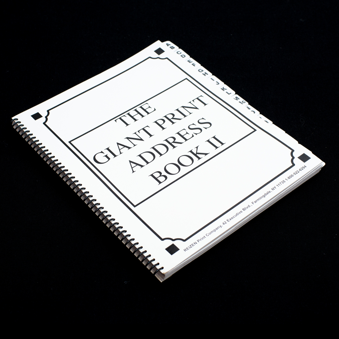The Giant Print Address Book Ex Display Stock Blind Foundation The Giant Print Address Book Ex Display Stock Blind Foundation